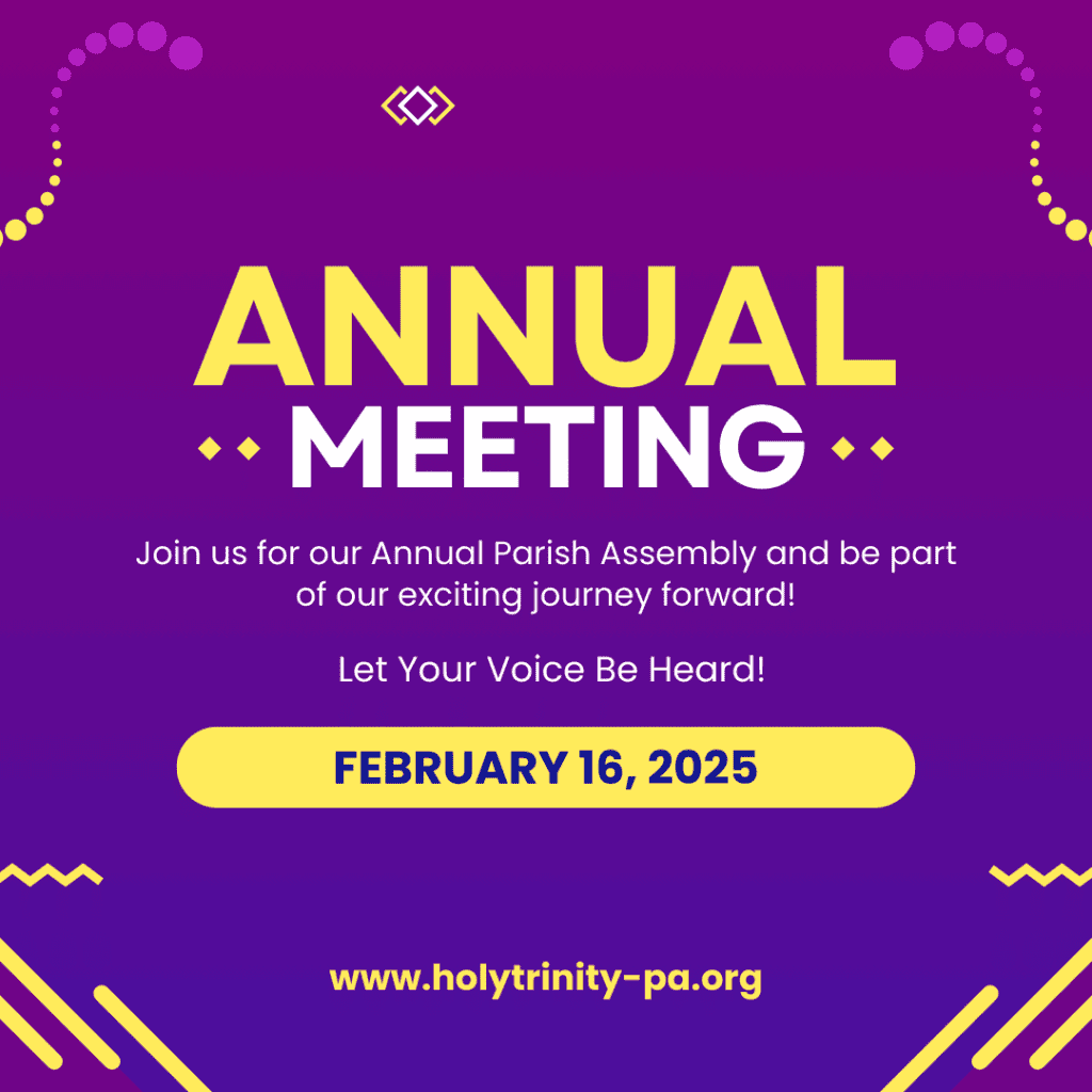 Parish Assembly 2025 | Holy Trinity Armenian Church